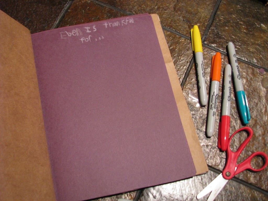 DIY: Thanksgiving Family Gratitude Journal - Sweet Greens