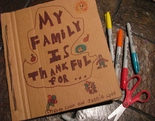 DIY: Thanksgiving Family Gratitude Journal - Sweet Greens